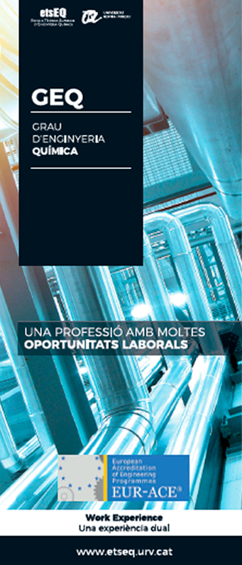 Grau en Enginyeria Química | Estudis | Escola Tècnica Superior d'Enginyeria Química